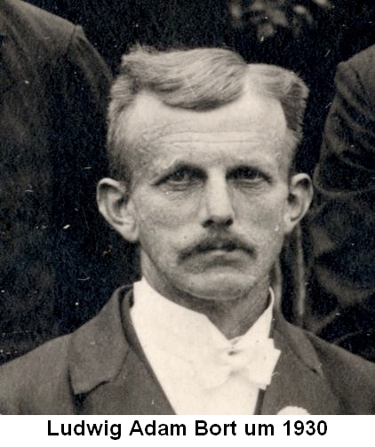 Die Familie von Ludwig Adam Bort (1879-1945) in Verrenberg